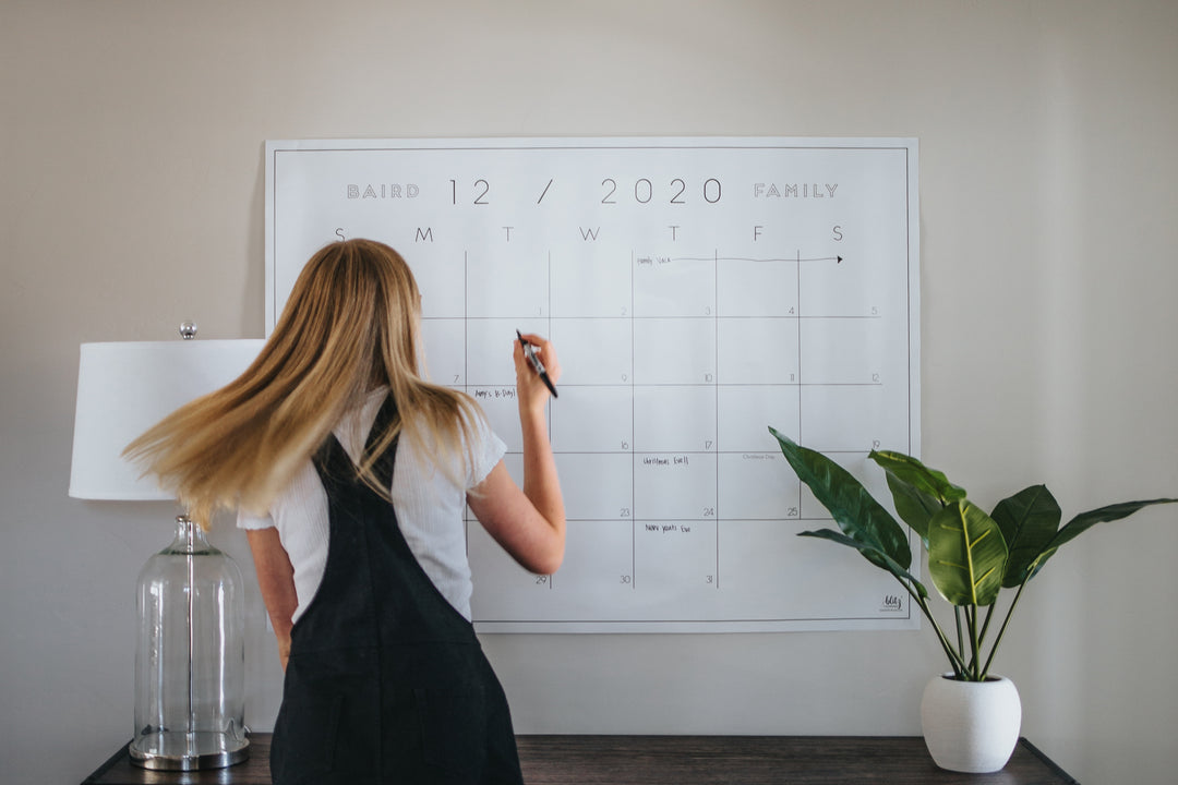 Blitz Calendars: Extra Large Printed Monthly Wall Calendars