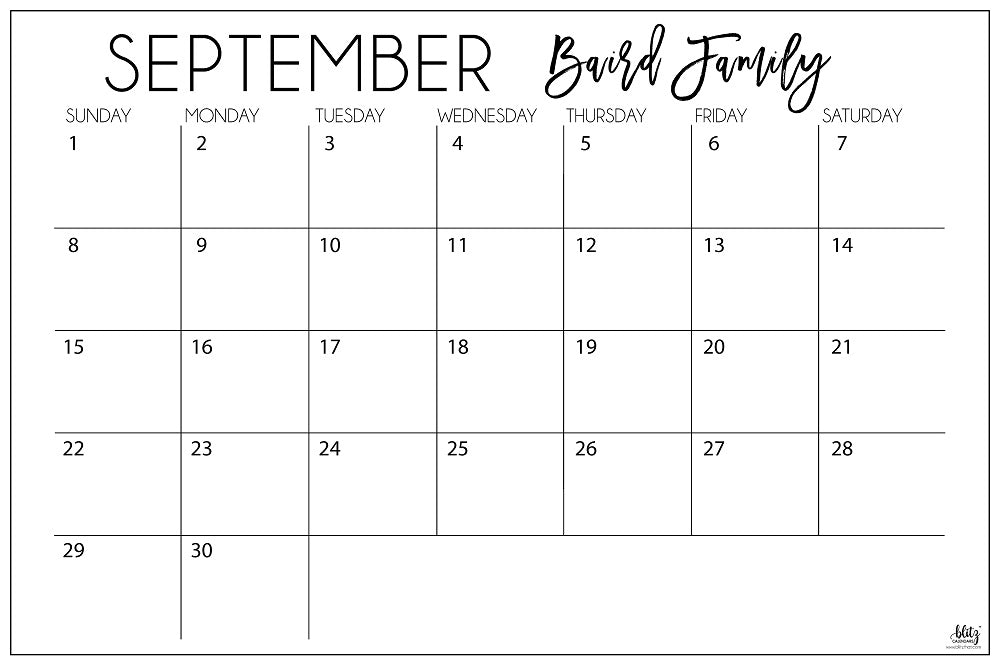 Classic Calendars – Blitz Calendars