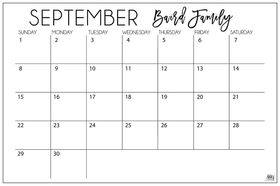 Classic Calendars – Blitz Calendars