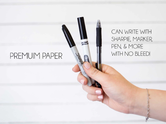 Large Personalized 12 Month Calendar with Wood Hanger – Blitz Calendars